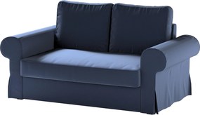 Potah na pohovku IKEA Backabro 2-místná, rozkládací barva tmavě modrá látka sametová