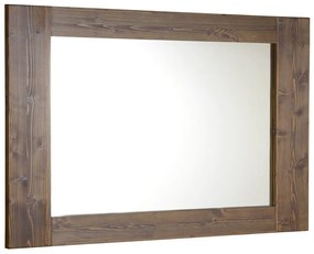 Sapho BRAND zrcadlo v dřevěném rámu 1000x800mm, mořený smrk - BA056S