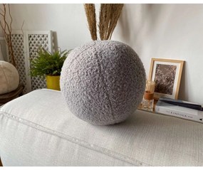 Dekorační polštář z materiálu bouclé ø 20 cm Top – Mioli Decor