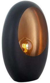OnaDnes -20% Černá kovová stolní lampa Richmond Lina S