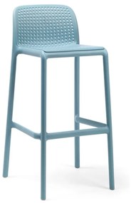 NARDI plastová barová židle BORA Odstín: Celeste - Modrá