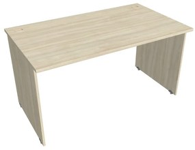 Stůl pracovní rovný 140 cm - Hobis Gate GS 1400 Dekor stolové desky: akát, Dekor lamino podnože: akát