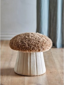 Hnědý/v přírodní barvě dětský puf Bertil – Bloomingville Mini