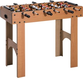 HOMCOM Profesionální fotbalový stůl pro děti a dospělé s MDF dřevěnými tyčemi 92x46x78cm