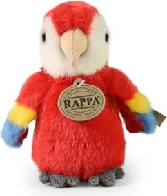 Rappa Plyšový papoušek Ara 16 cm červená / ECO-FRIENDLY / od 0 let
