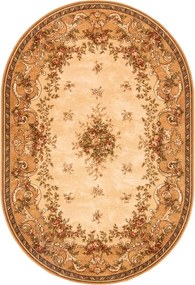 Kusový koberec Dafne sahara - ovál (sahara) 120 x 170 cm ovál