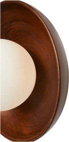 Hnědé nástěnné svítidlo ø 24 cm Elsa – Opviq lights