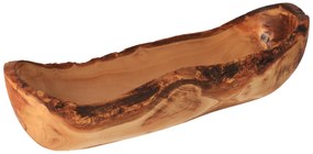 ČistéDřevo Miska na pečivo z olivového dřeva 30 cm