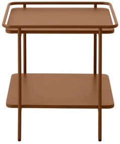 Designový odkládací stolek Harinder 45 cm terakota
