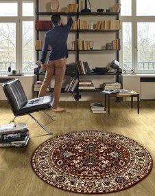 SINTELON Kusový koberec PRACTICA KRUH 59/DMD BARVA: Hnědá, ROZMĚR: kruh Ø 200 cm