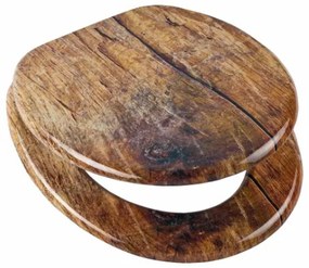 Wc sedátko Solid Wood se zpomalovacím mechanismem SOFT-CLOSE