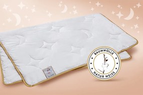 Dětská organická bavlněná přikrývka Frau Holle Rozměr: Kid's Flock 100x135 cm (300g)