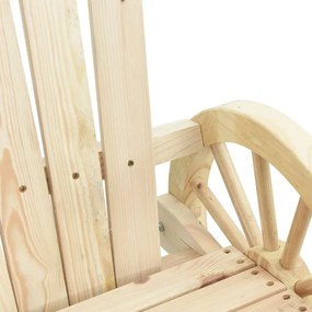 Zahradní židle Adirondack 2 ks masivní jedlové dřevo - Default Title