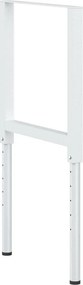 Nastavitelné rámy pracovního stolu 2 ks kov 55 x (69–95,5) cm 147932