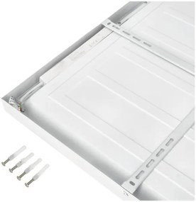 LED Přisazený panel BRISBANE LED/36W/230V 4000K 59,5x59,5 cm bílá