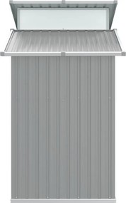 Zahradní kůlna šedá 270 x 130 x 208,5 cm pozinkovaná ocel 316243
