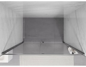 Mexen Exo, 1-křídlé dveře do otvoru 130x200 cm, 6mm čiré sklo, chromový profil, 819-130-000-01-00