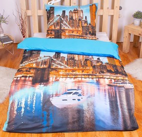 3D povlečení 140x200 + 70x90 - Medvídek