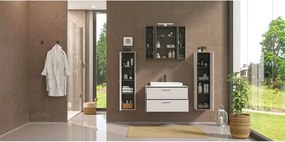Šedobéžová koupelnová skříňka 31x112 cm Sovana – Germania