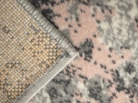 Kusový koberec Beton powder pink, 80x150, ružová, chodba / predsieň, Alfa Carpets