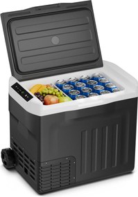 Klarstein PolarForce 37 l kompresorový chladící box| LCD panel, osvětlení, off-road, ochrana baterie, 12V/230V