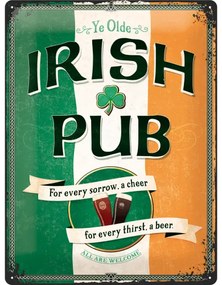 Postershop Plechová cedule - Irish Pub 40x30 cm