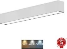 Sinclair Lighting Lineární LED svítidlo SINCLAIR LSM 32W UGR19 40W/50W 3640-6000lm 3000K/4000K/5000K 150cm bílá