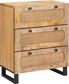 Servírovací skříň 2 ks 60 x 33 x 75 cm Masivní mangové dřevo 3310058