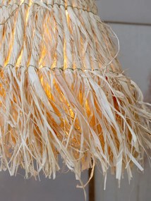 Přírodní závěsné lýkové stínidlo Raffia - Ø 30*26 cm/ E27