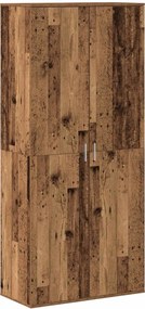 Vysoký bufet 80 x 39 x 178 cm Kompozitní dřevo Staré dřevo 3365570
