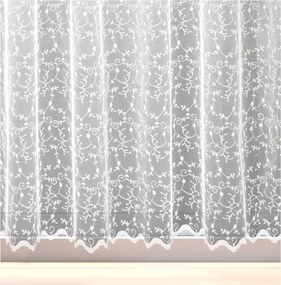 Záclona markizeta, Amelie vitrážka metráž, bílá 60 cm