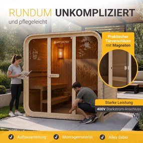 Artsauna Venkovní sauna Cube Fjora L