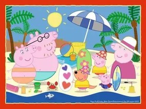 Ravensburger - Puzzle - Prasátko Peppa na oslavě 4 v 1 / od 3 let