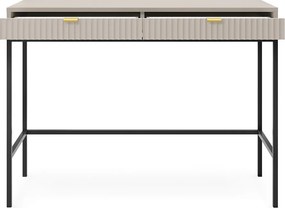 Toaletka NOVA kc T104 | se zásuvkami | 104 cm | kašmír/černá