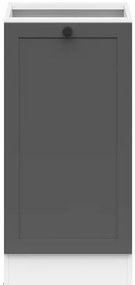 Junona Line Ramka spodní skříňka BBL D1D/50/82 P, bílá/grafit