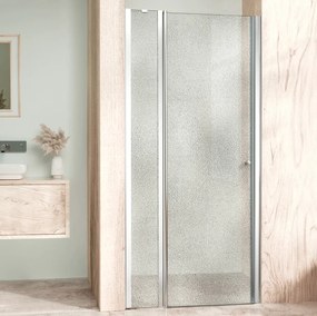 ALFA LINE Chrom 115 Grape Sprchové dveře jednokřídlé s pevnou stěnou v rovině (95+20)