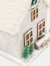 Sinsay - Stojící vánoční dekorace ve tvaru domečku - béžová