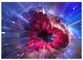 Skleněný obraz - Energie vesmíru (70x50 cm)