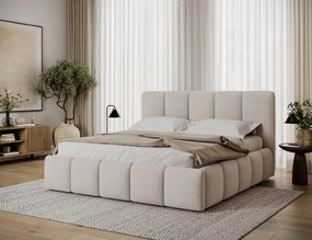Postel Edvige + Dřevěný rám + Standardní zdvih + kontejner 160x200
