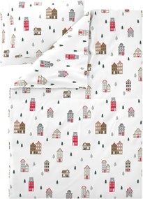 Livarno® Ložní povlečení z jemného flanelu, 200 x 220 cm, 70 x 90 cm (dům)