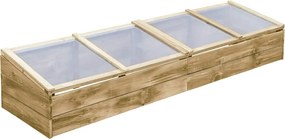 Pařeniště 2 ks impregnovaná borovice 200 x 50 x 35 cm 3055328