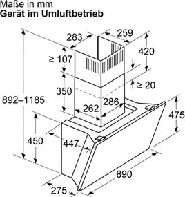 Bosch DWK91LT60 Serie 8 černá / Nástěnný odsavač par / 90 cm / 3 úrovn