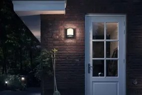 Philips Samondra IR 12W antracitová / LED venkovní nástěnné svítidlo s