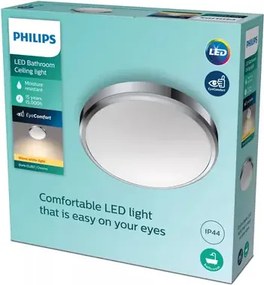 Philips Doris CL257 chrom / Koupelnové LED stropní svítidlo / 17W / 15