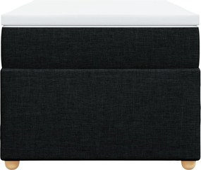 Box spring postel s matrací černá 100 x 200 cm textil 3285354
