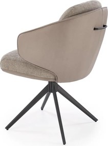 Otočné jídelní křeslo K554 popelavě šedé