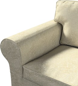 Potah na pohovku IKEA Ektorp 2-místná rozkládací  NOVÝ MODEL 2012 barva béžová látka lesklé, pletený vzor, vzorované