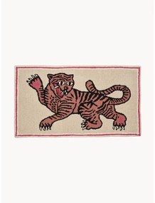 Ručně tkaný vlněný koberec růžová Tiger