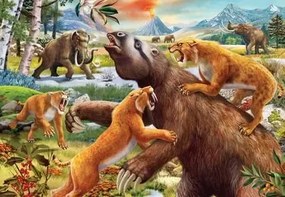 Ravensburger - Puzzle - Svět dinosaurů - 2x24 dílků / od 4 let