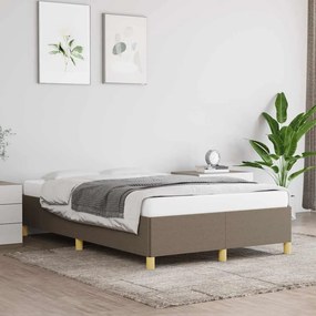 Rám postele bez matrací taupe 120x190 cm textil 3269642